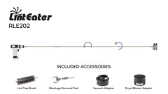 Gardus® LintEater® Dryer Vent Cleaning Kit | HY-C®