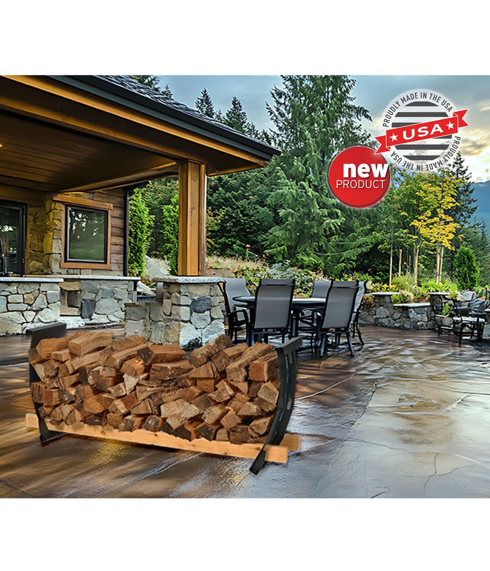 Shelter® Adjustable Arc Log Rack | HY-C®